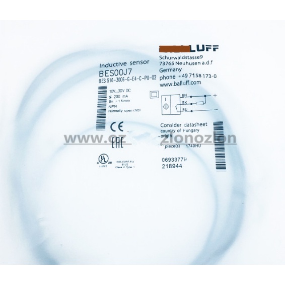 สวิตช์เซนเซอร์พร็อกซิมิตี้ BES 516-3006-E4-C-PU-02 พร้อมส่ง | Shopee ...