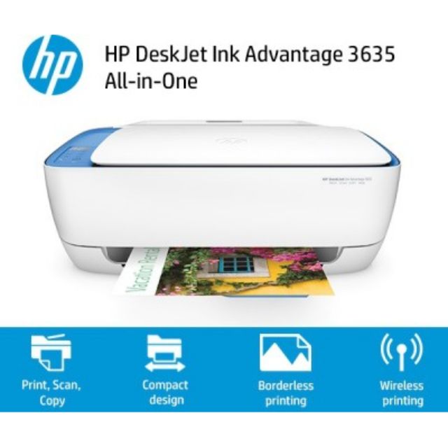 HP Deskjet ink Advantage 3635 | Shopee Thailand
