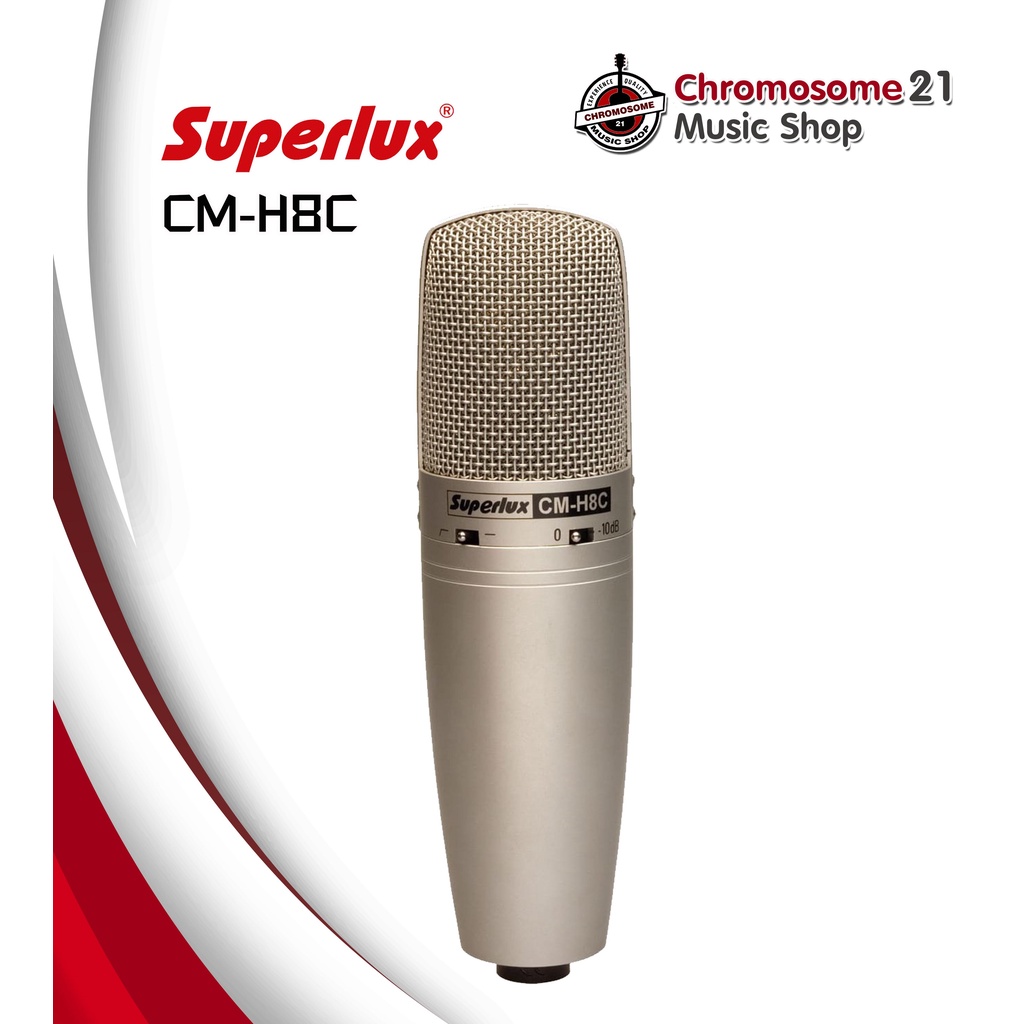 ไมโครโฟนคอนเด็นเซอร์ SUPERLUX CM-H8C | Shopee Thailand