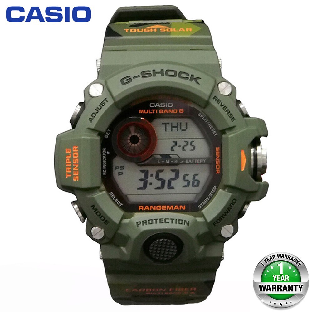 【Hot Sale】Casio G-Shock GW-9400 RANGEMAN Digital Men Sport Watch Men's Wa | Shopee Thailand