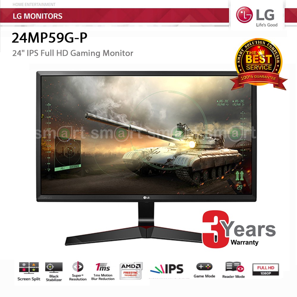 LG 24MP59G-P 24" IPS Full HD Gaming Monitor | Shopee Thailand
