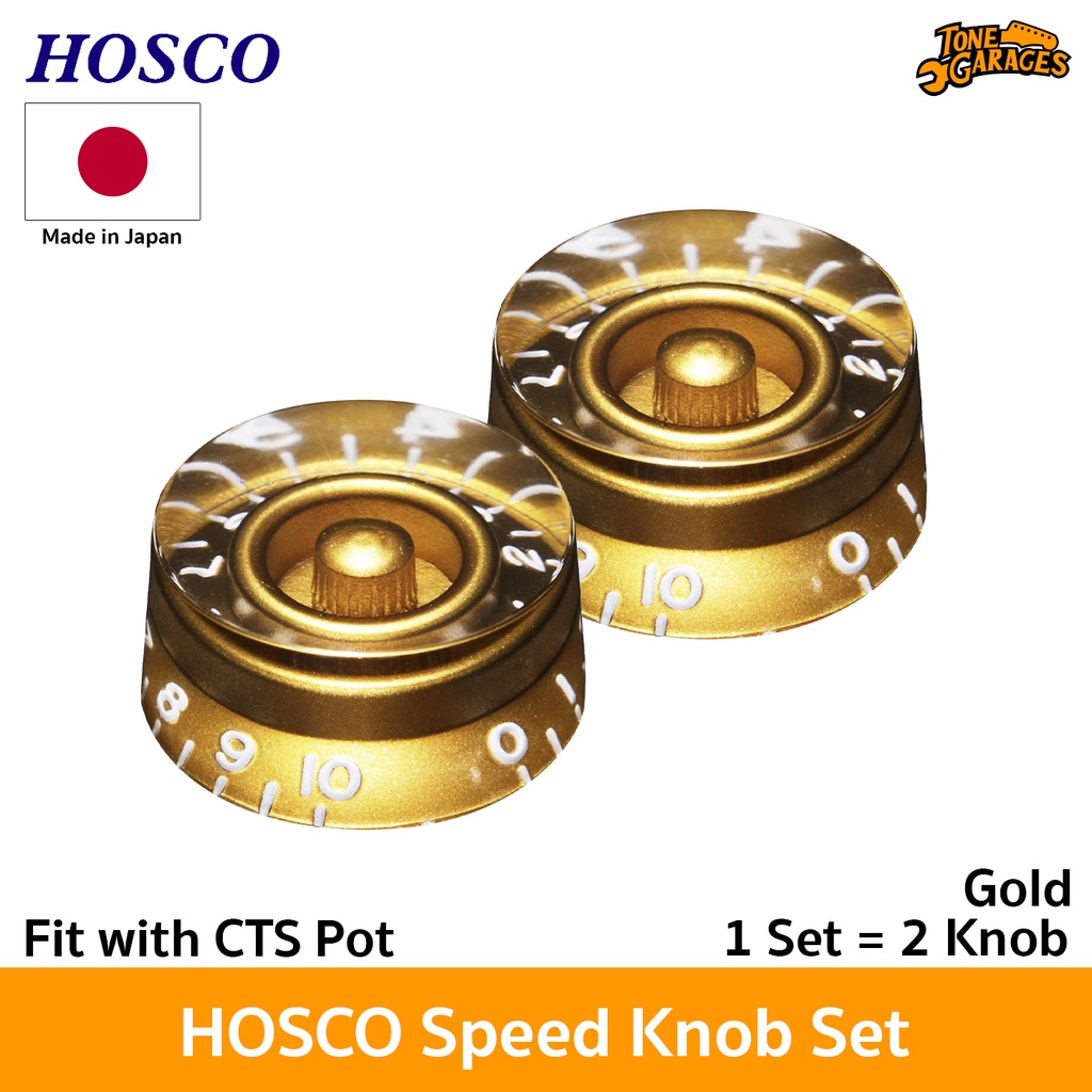 Hosco Gibson Style Speed Knobs Set ( 1 Set = 2 Knob) Inch Size for CTS ...