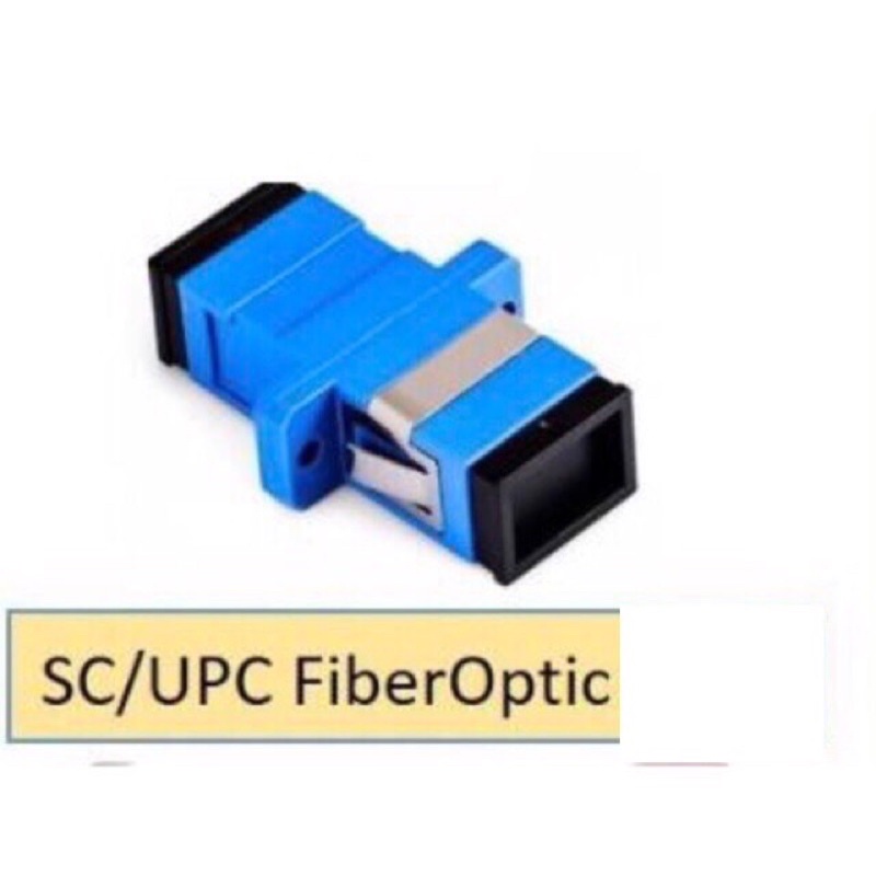 หัวไฟเบอร์ออฟติก SC/UPC MULTI MODE FAST CONNECTORสีฟ้า (สำหรับสายมัลติ ...