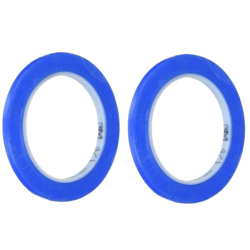 【ราคาส่ง】 【อุปกรณ์เสริม】 3M 471 6408 เทปไวนิลตีเส้น คมและโค้ง สีฟ้า12.7 ...