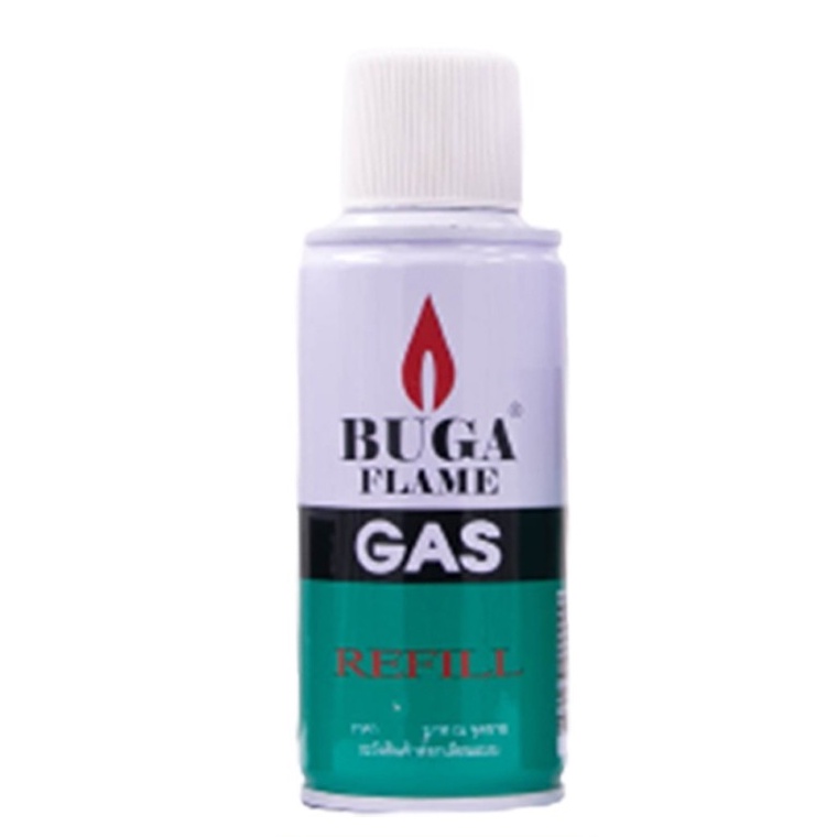 แก๊สกระป๋อง บูก้า Buga แก๊สเติมไฟแช็ค BUGA FLAME GAS refill เติมไฟแช็ค ...