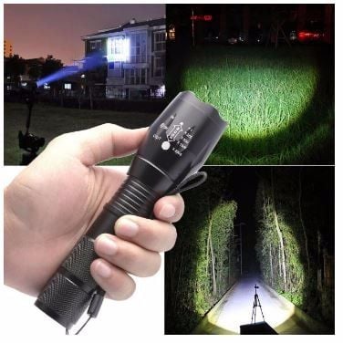 Turbo Light Ultrafire 2200Lm CREE XML T6 LED Zoomable Flashlight Torch ...