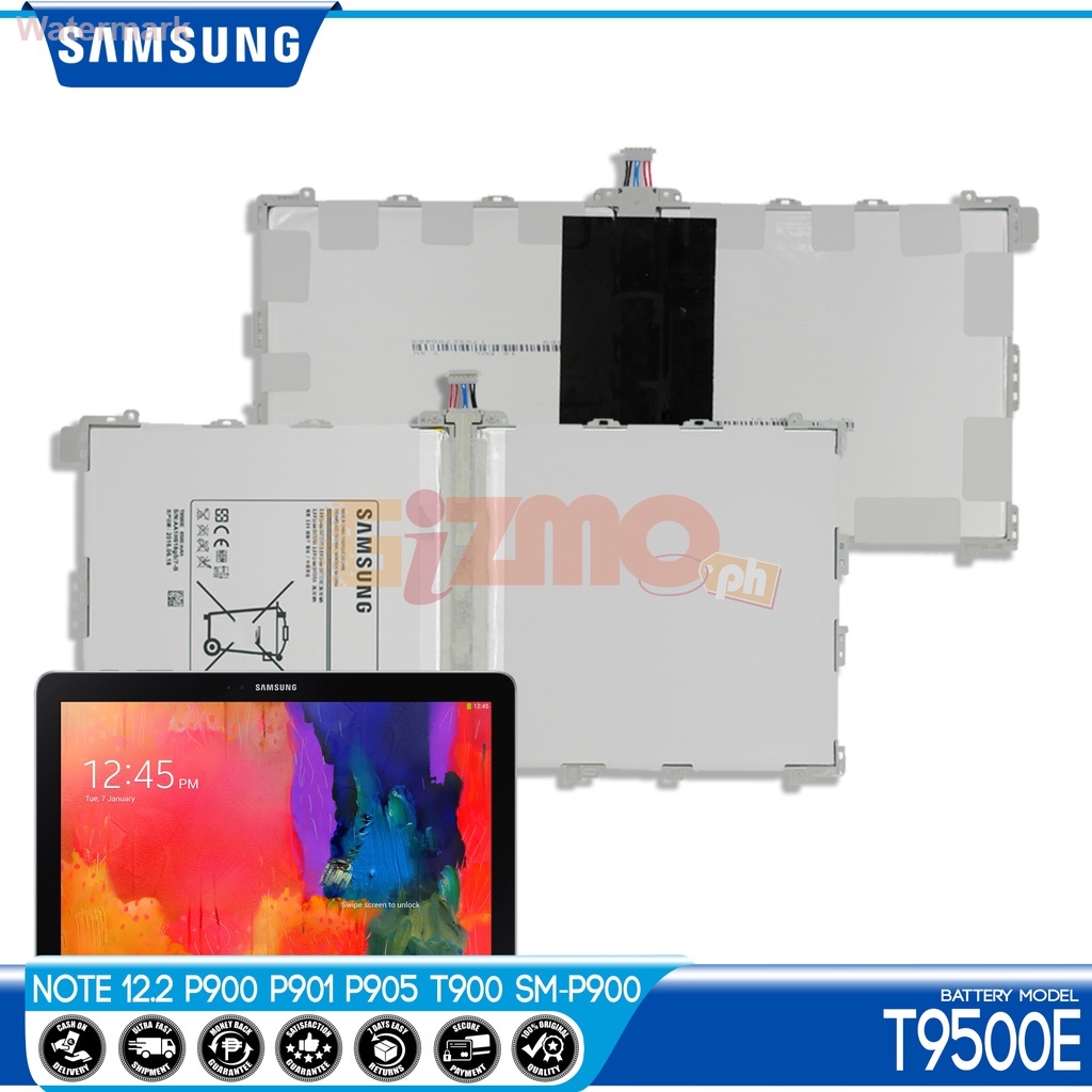 แบตเตอรี่ Samsung Galaxy Note Pro 12.2 P900 P905 แบตเตอรี่รุ่น T9500E ...