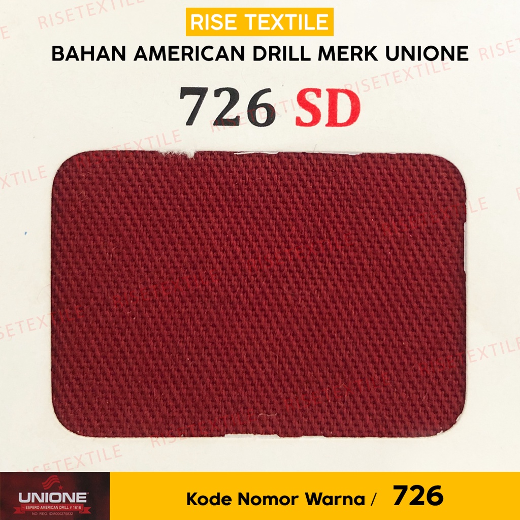 ผ้าม้วน UNIONE สไตล์อเมริกัน สีแดงเข้ม หมายเลข SD 726 | Shopee Thailand