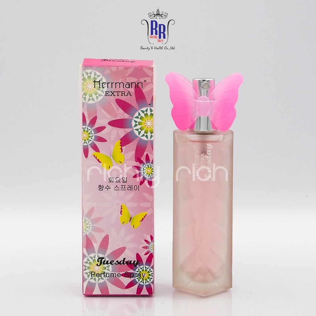 🔸แท้|ส่งไว🔸HERRMANN น้ำหอมผีเสื้อ กลิ่นทิวส์เดย์ Perfume Spray TUESDAY ...