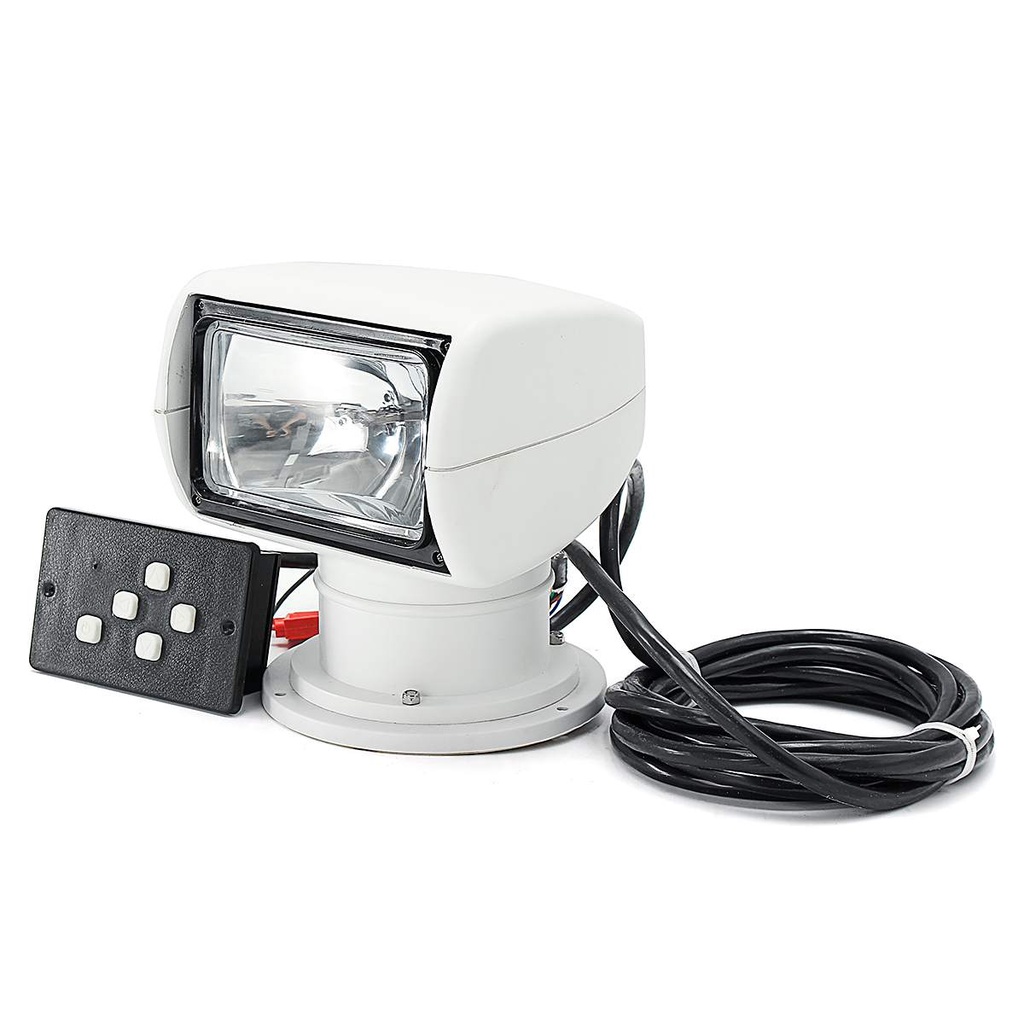 360 Degree 100W Marine Boat Spotlight Remote Control Waterproof LED ...