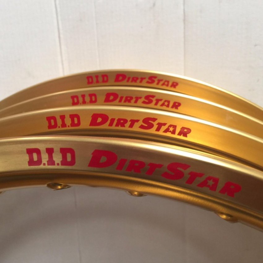 วงล้อ DID รุ่น Dirt Star ขนาด 1.40-17 สีทอง (1วง) (หนึ่งวง) | Shopee ...