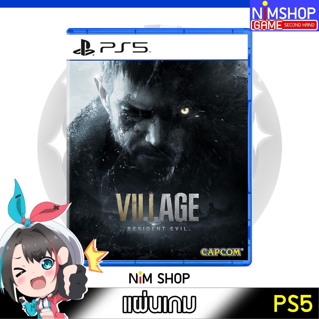 (มือ2) PS5 : RE8 Resident Evil 8 Village รองรับภาษาไทย แผ่นเกม มือสอง ...