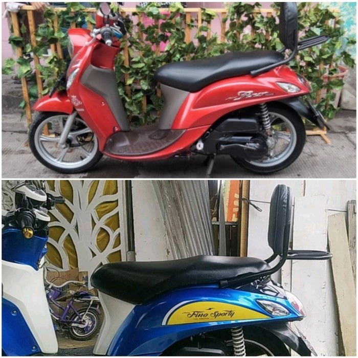 อุปกรณ์เสริมพนักพิงหลังรถจักรยานยนต์ สําหรับ Yamaha Fino 110-115 125 | Shopee Thailand