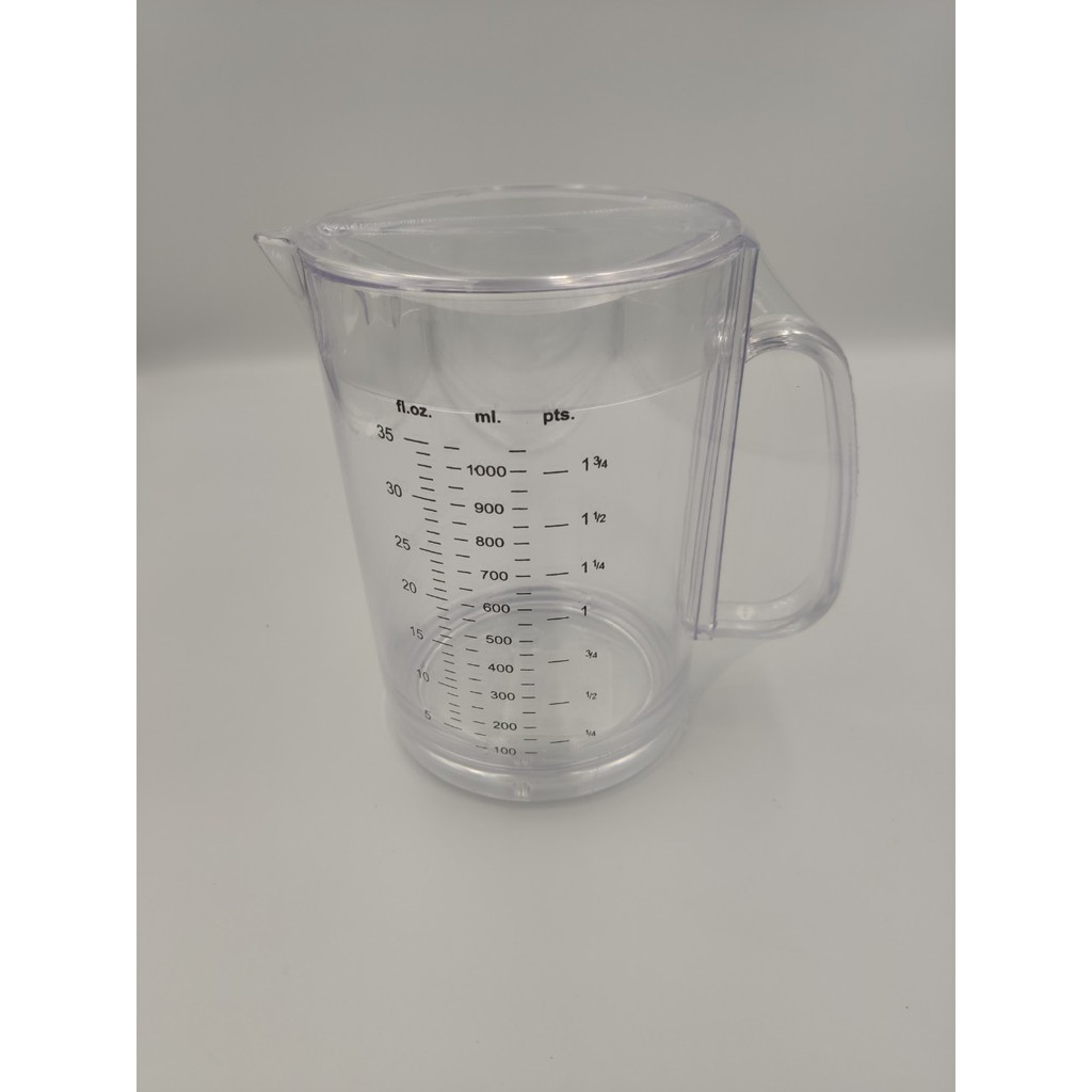 เหยือกตวง สีใส ปริมาตร พลาสติกหนา มีขนาด 1000,1500,2200 ml | Shopee Thailand