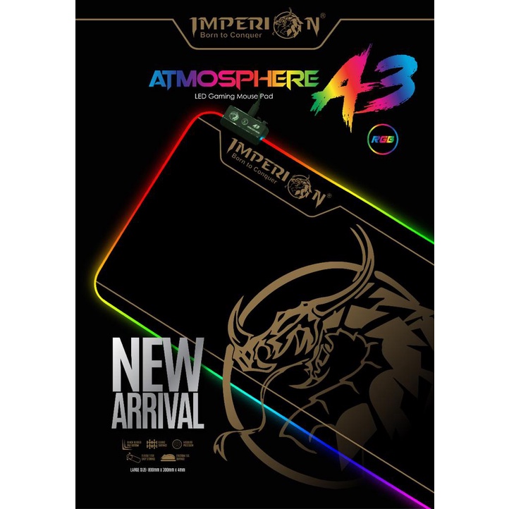 แผ่นรองเมาส์สําหรับเล่นเกม Imperion Atmosphere A3 | Shopee Thailand