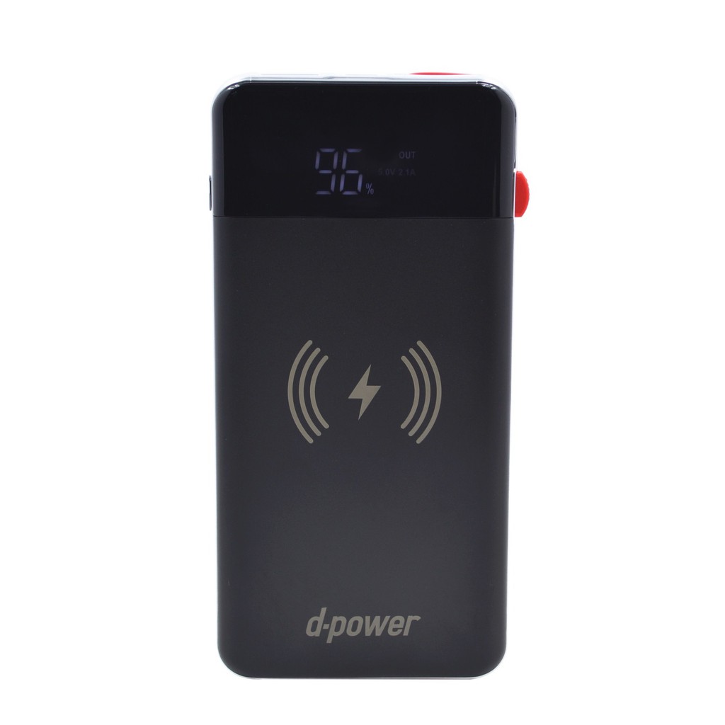 D-POWER Powerbank wireless ชาร์จ 10,000mAh แท้-จอดิจิตอล สินค้ารับ ...