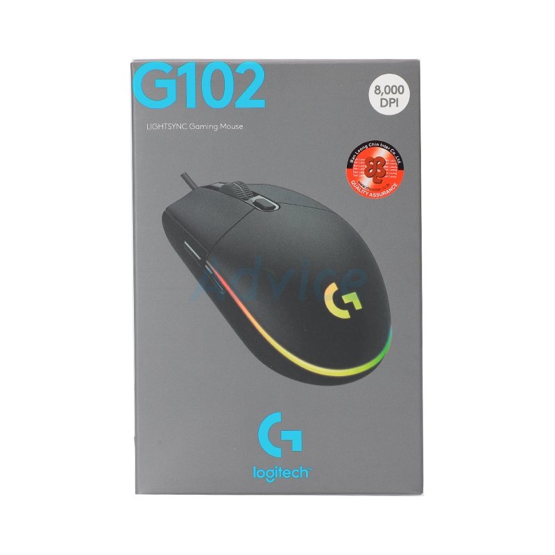 MOUSE LOGITECH G102 LIGHTSYNC GAMING (BLACK) | Shopee Thailand