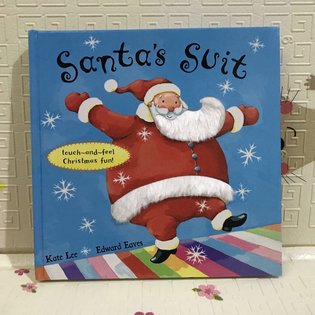 หนังสือภาษาอังกฤษ มือสองนำเข้าจากอังกฤษ SANTA'S SUIT TOUCH AND FEEL ...