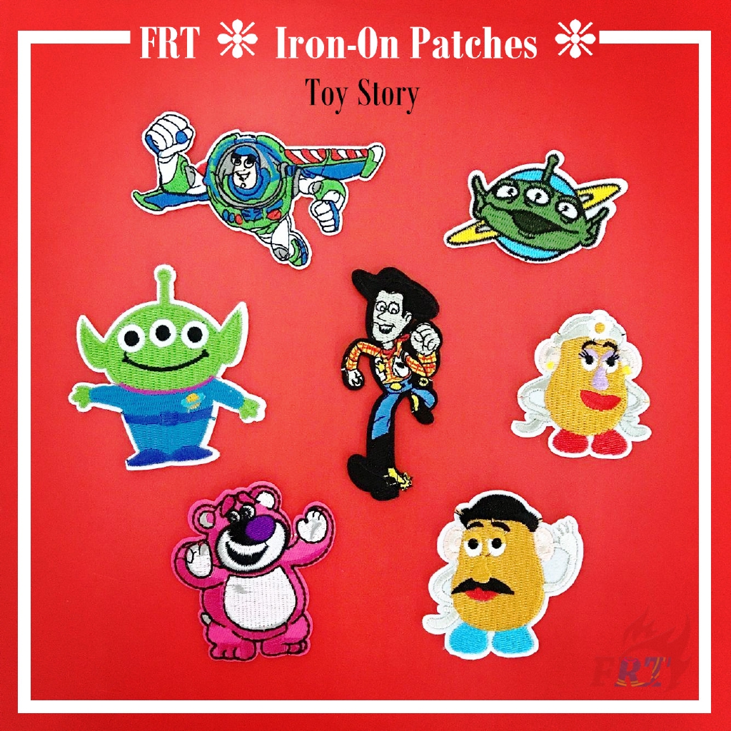 ☸ Disney - Toy Story Patch ☸ แผ่นผ้า DIY สำหรับเย็บตกแต่งเครื่องแต่งกาย ...