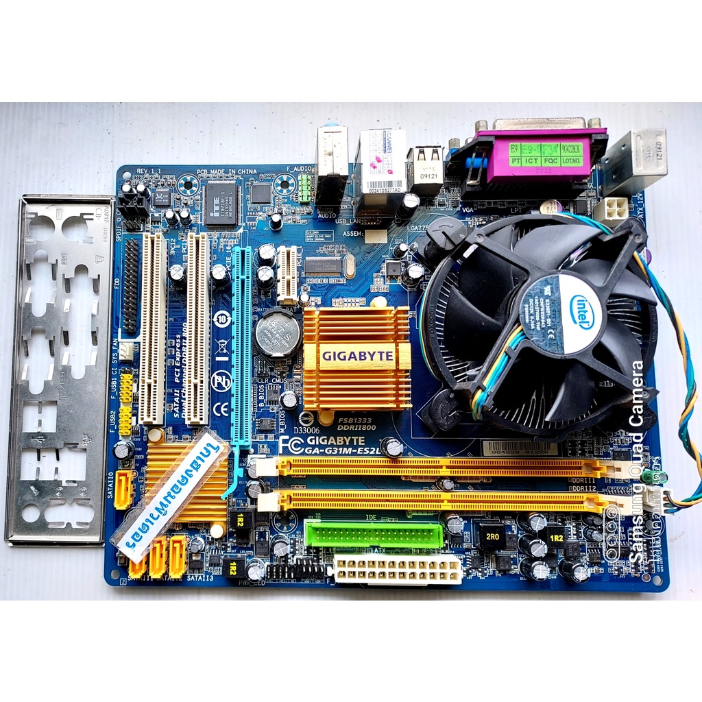ชุดเมนบอร์ด ( Socket 775 + cpu) G41-M + cpu intel Core 2-3GHz (ram DDR2 ...