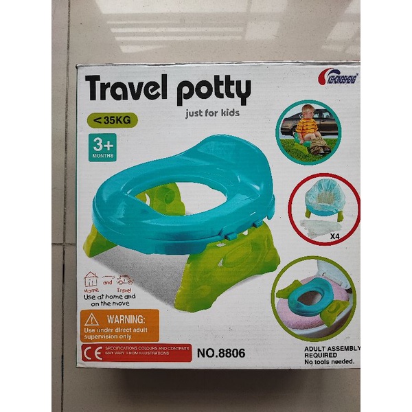Travel potty เก้าอี้กระโถน ห้องน้ำพับได้ ห้องน้ำพกพาในรถขนาดเล็ก ...