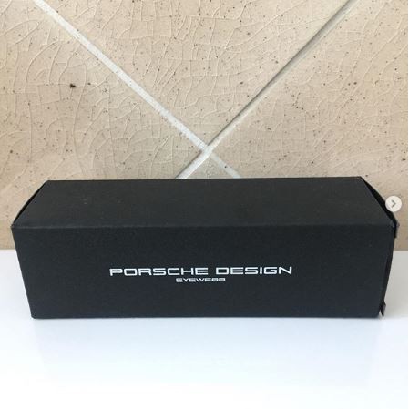กล่องกระดาษ กล่องแว่น แบรนด์ PORSCHE ของแท้ สวยมาก สีดำ มาพร้อมโลโก้สี ...