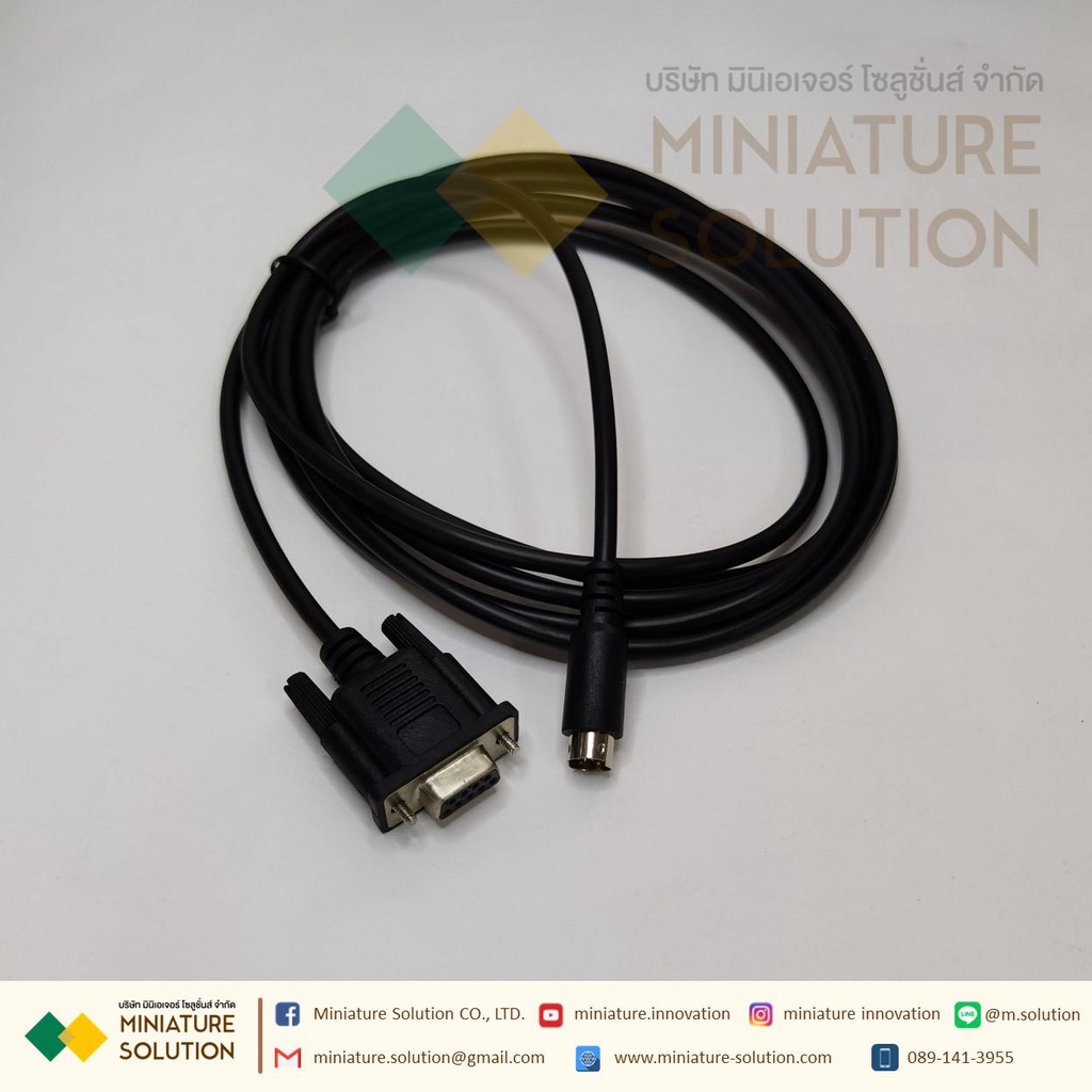 สาย PLC Delta to HMI Samkoon สาย plc serial RS232 DVP DELTA DVPCAB215 ...