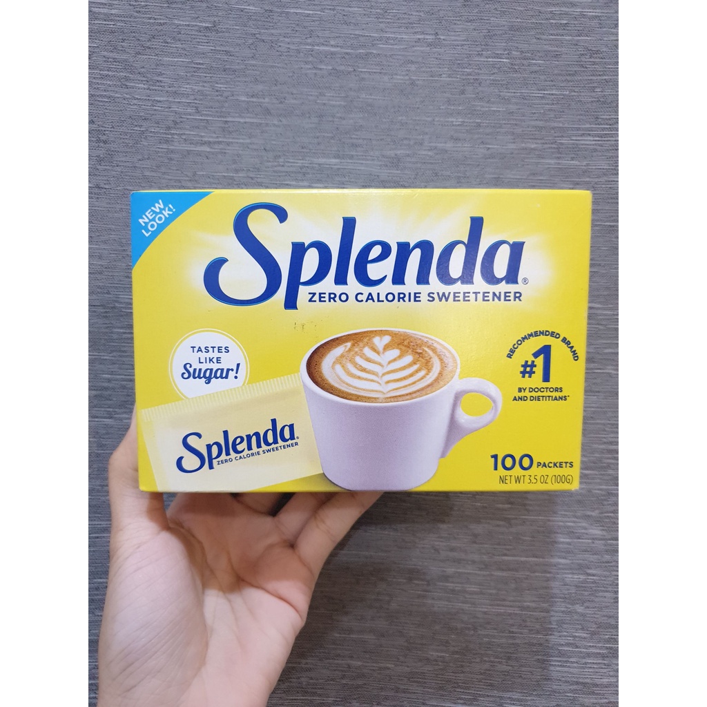 SPLENDA No Calorie Sweetener® - Packets (100g) กล่องเหลือง | Shopee ...