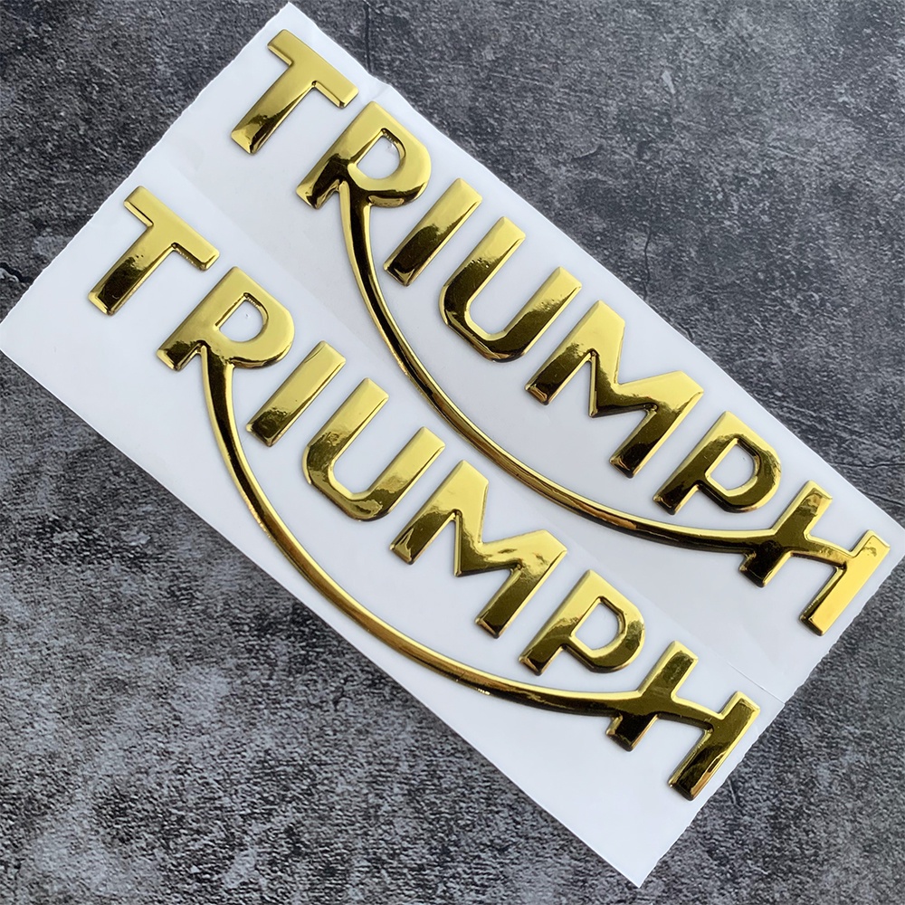 Triumph letter stickers TIGER SPORT 850 900GT 765 TRIDENT 660 STREET ...