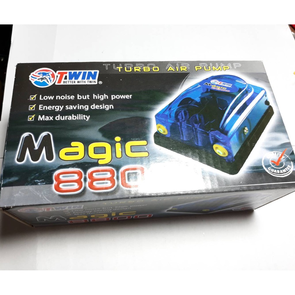 ปั้มลม Magic M-8800 ปั้มออกซิเจน ปั้มอากาศ ใช้สำหรับเลี้ยงปลาเลี้ยงกุ้ง ...