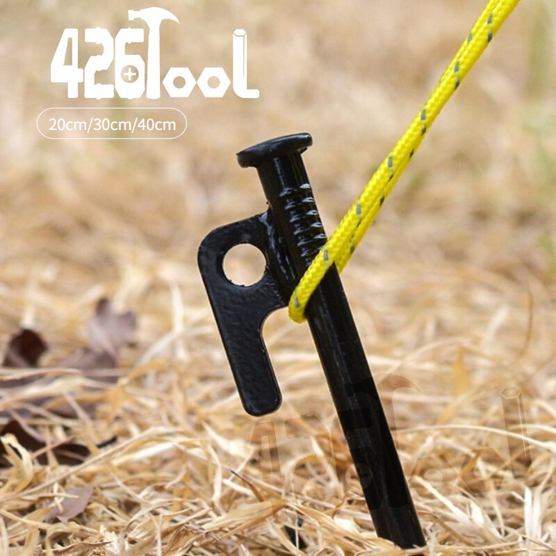 426TOOL หมุดยึดเต็นท์ สมอบก อุปรกรณ์ตั้งเต็นท์ การตั้งแคมป์ ยึดเต็นท์ กิจกรรมกลางแจ้ง หมุดปัก ...