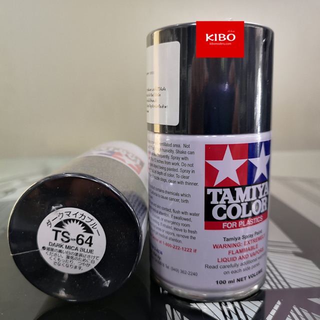 สีสเปรย์ทามิย่า Tamiya TS-64 dark mica blue 100ml สีน้ำเงินเข้ม ...