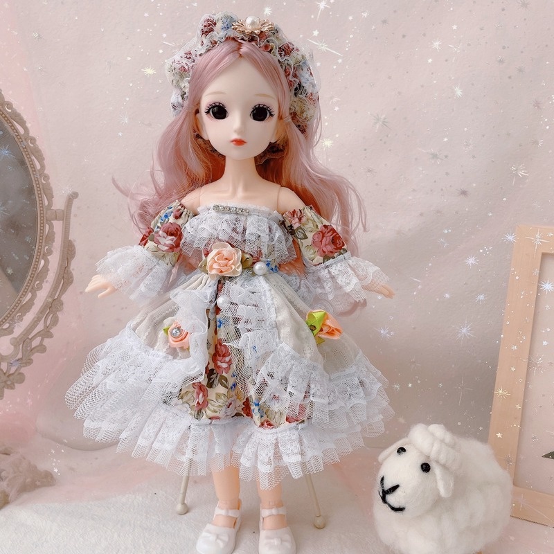 ตุ๊กตา Bjd 3D 1/6 23 ข้อต่อ 30 ซม. พร้อมเสื้อผ้า ของเล่น สําหรับเด็กผู้หญิง | Shopee Thailand