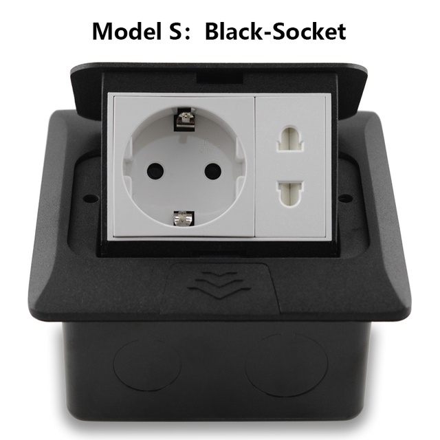 ☬Eu Floor Mounted Socket With USB Charging Port USB POP-UP Floor ...