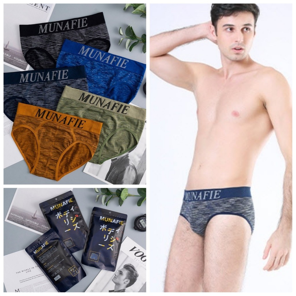 กางเกงในชาย TopDry ขาเว้า รุ่นล่าสุด!! Munafie (ของแท้) แบรนด์ญี่ปุ่น ผ้านิ่ม ยืดหยุ่นสูง ใส่ซอง ...