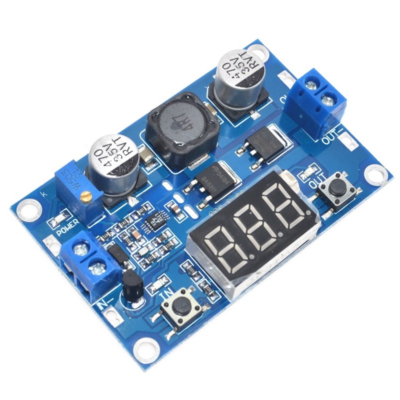 Ltc1871 Dc-Dc 3-35V To 3.5-35V Step Up Booster ตัวแปลง + โวลต์มิเตอร์ ...