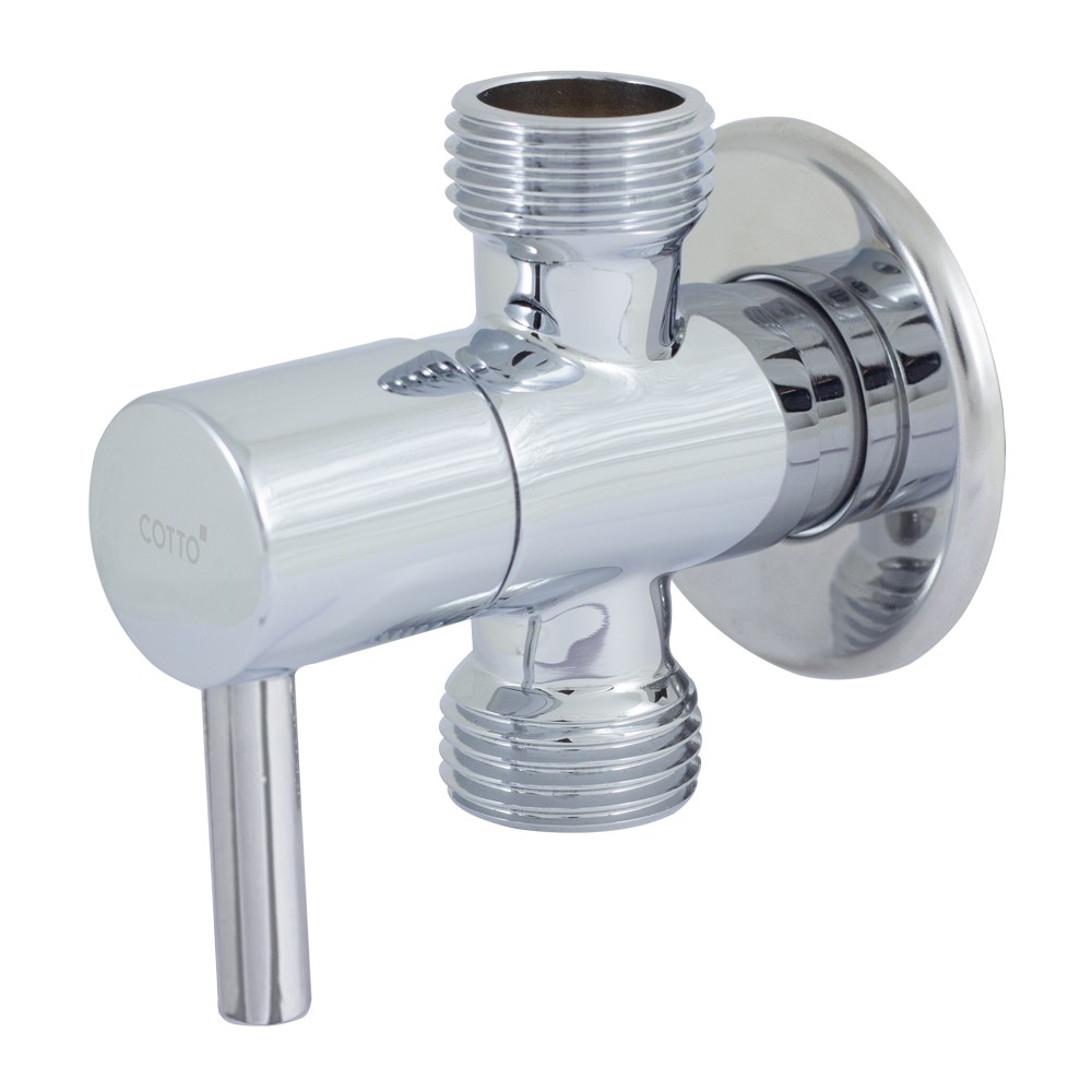 COTTO วาล์วเปิด-ปิดน้ำขนาดเล็ก รุ่น CT1702(HM) STOP VALVE เข้า 1 ออก 2 ...