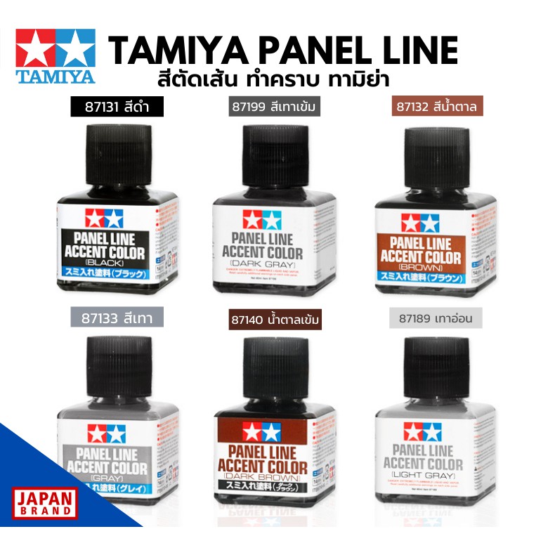 Tamiya Panel Line สีตัดเส้นทามิย่า พาเนลไลน์ ตัดเส้น พลาสติกโมเดล ...