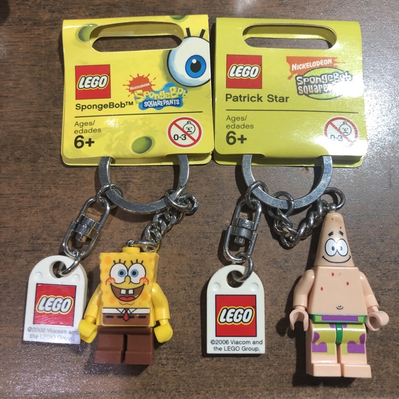 LEGO® SpongeBob and Patrick Key Chain พวงกุญแจเลโก้ ของแท้ (851838/ ...