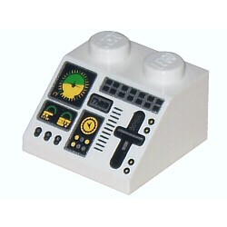 Lego part (ชิ้นส่วนเลโก้) No.3039 Slope 45 2 x 2 -- Screen & Sticker ...
