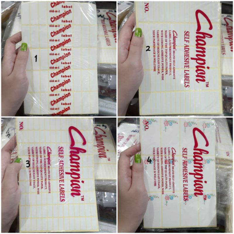 WHITE PRICE LABEL STICKER (1 แพ็ค = 7 แผ่น) | Shopee Thailand