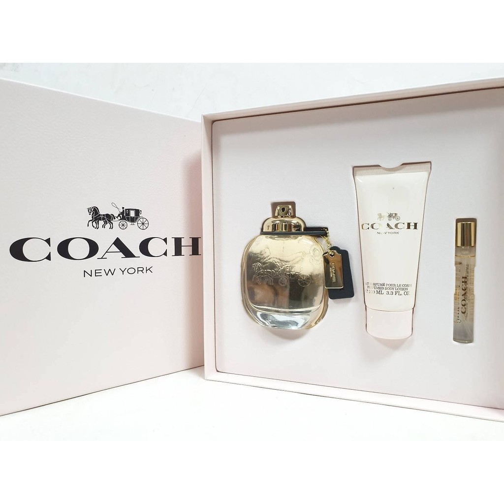 Coach New York EDP แบบ set 3 ชิ้น สำหรับเป็นของขวัญได้เลยนะคะ | Shopee Thailand