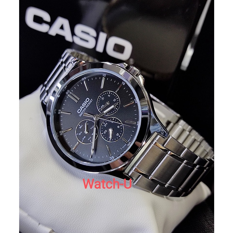 นาฬิกาข้อมือผู้ชาย Casio รุ่น MTP-V300D-1 (MTP-V300D-1AUDF) | Shopee Thailand