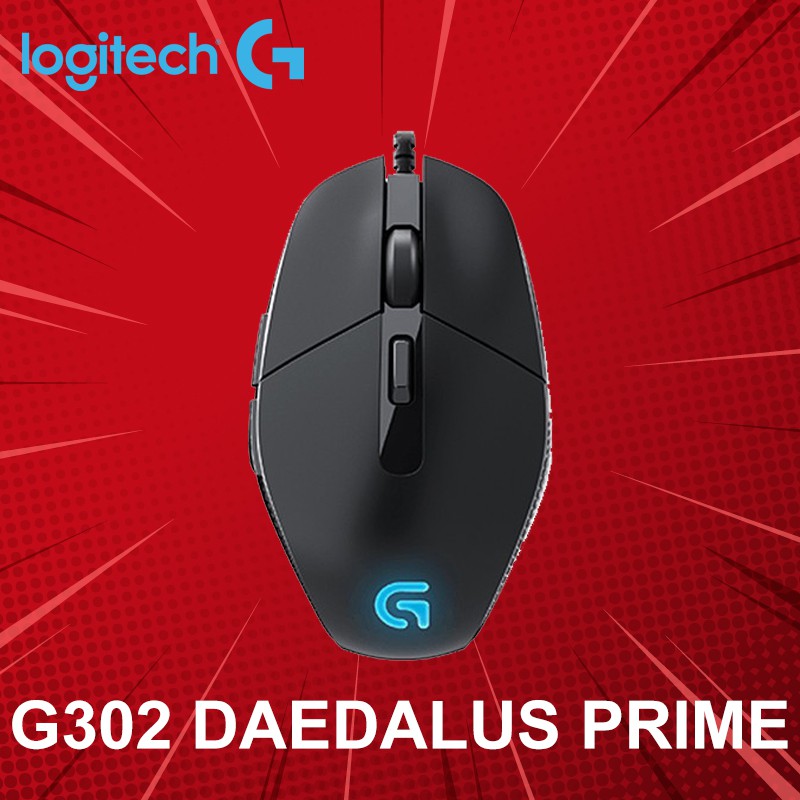 เมาส์เกมมิ่ง Logitech รุ่น G302 DAEDALUS PRIME ประกันศูนย์ไทย 2 ปี | Shopee Thailand