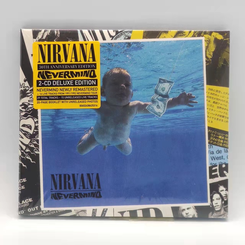สินค้าเฉพาะจุด Nirvana Nevermind 30th Anniversary 2CD Deluxe Edition Classic Reissue album ใหม่ ...