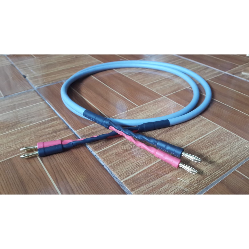 *แบบไม่หุ้มหนังงู สายลำโพง CANARE 4S11 Made in Japan ขั้ว Banana PALIC ...