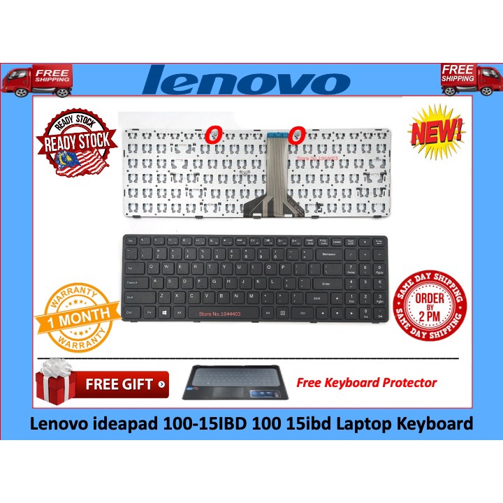 คีย์บอร์ดแล็ปท็อป Lenovo Ideapad 100-15IBD 300-15 80QQ B50-10 B50-50 100-15IRU Series | Shopee ...