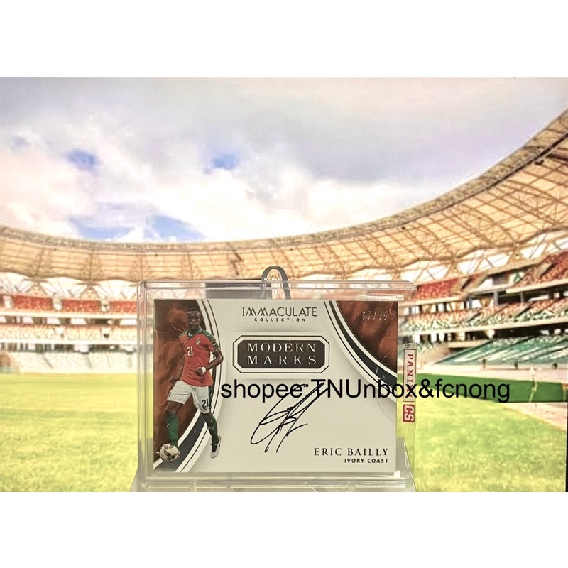 การ์ดลายเซ็นนักฟุตบอล 2017 Immaculate - Eric Bailly ON CARD /75 ...