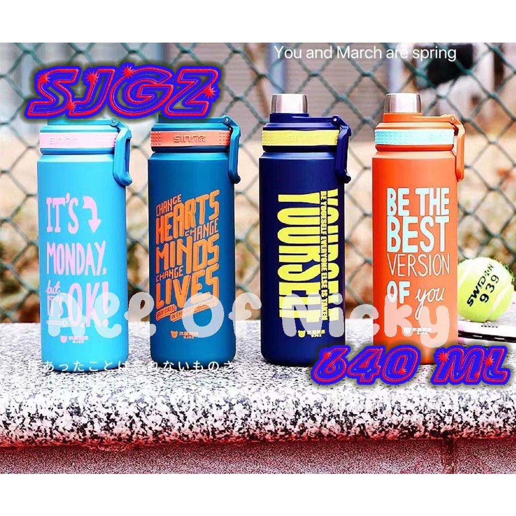 กระบอกน้ำเก็บความอุณหภูมิ SJGZ ขนาด 640 ml เก็บร้อน/เย็น | Shopee Thailand