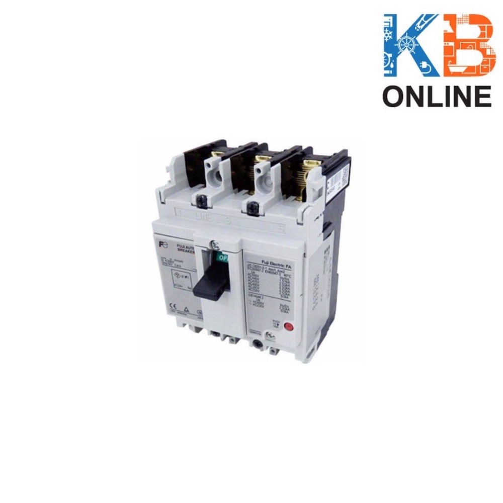 เบรกเกอร์ BW100EAG 3P 60A FUJI Circuit Breaker BW100EAG 3P 60A FUJI ...